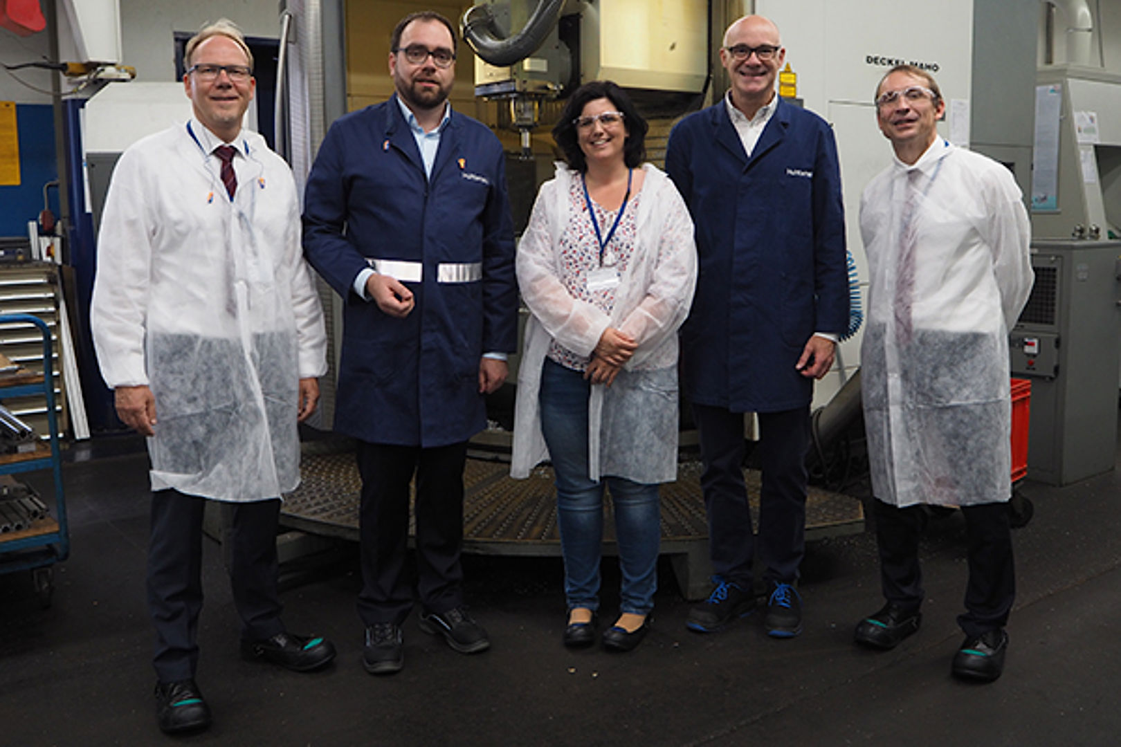 Bundestagsabgeordnete zu Gast bei Huhtamaki